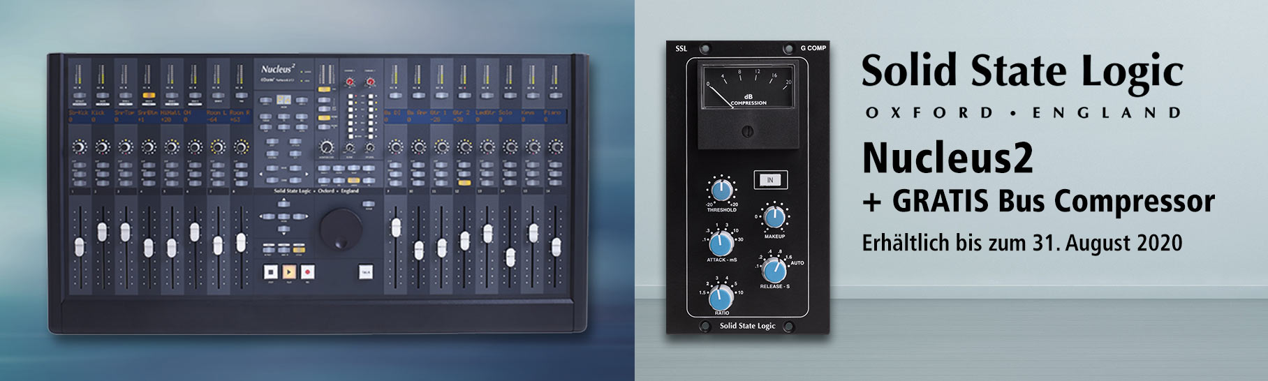 Solid State Logic Nucleus2 + GRATIS SSL Bus Compressor | Deutschland