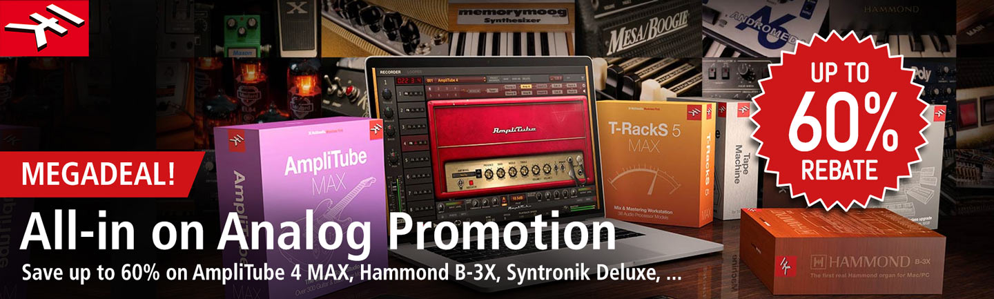 IK Multimedia Analog Promotion | Deutschland