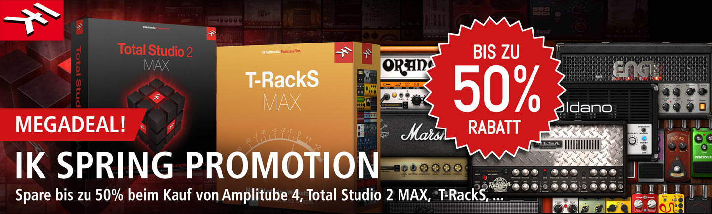 IK Multimedia Spring Promotion 2020 | Deutschland