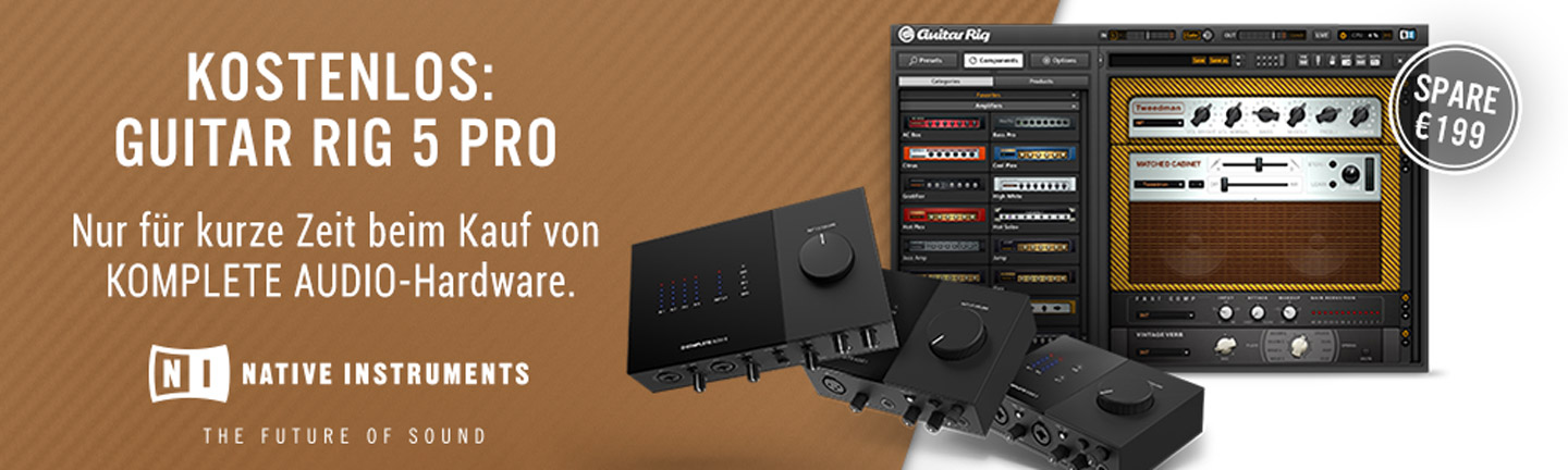 Native Instruments Guitar Rig 5 Promotion | Deutschland