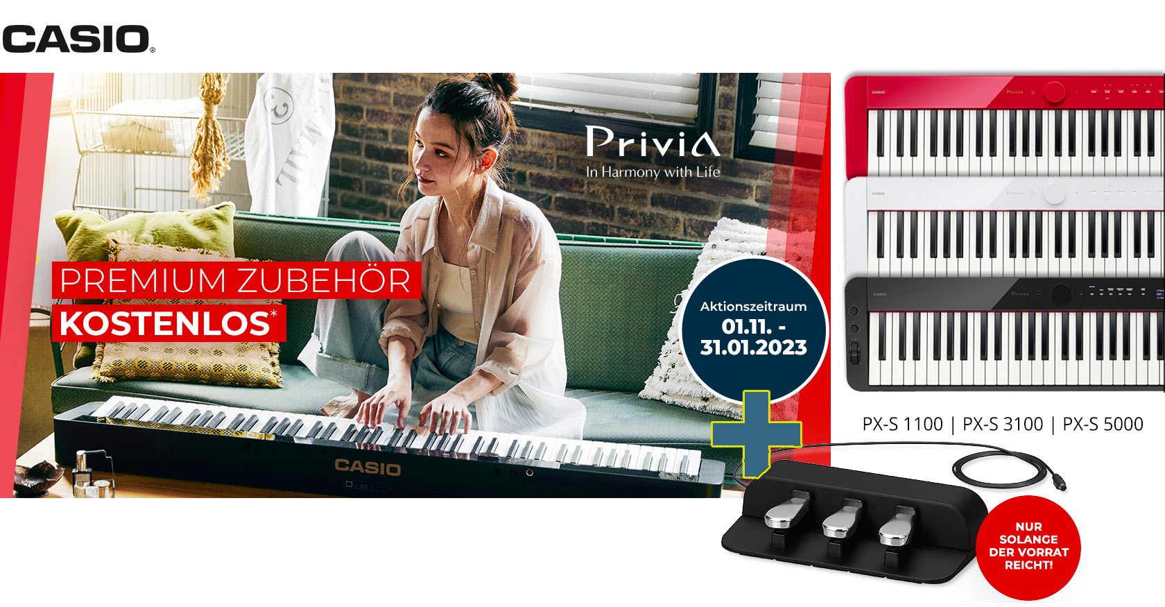 CASIO - SP-34 Pedal GRATIS | Deutschland